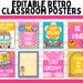 Retro Classroom Decor L Retro Posters for Bulletin Board or Classroom ...