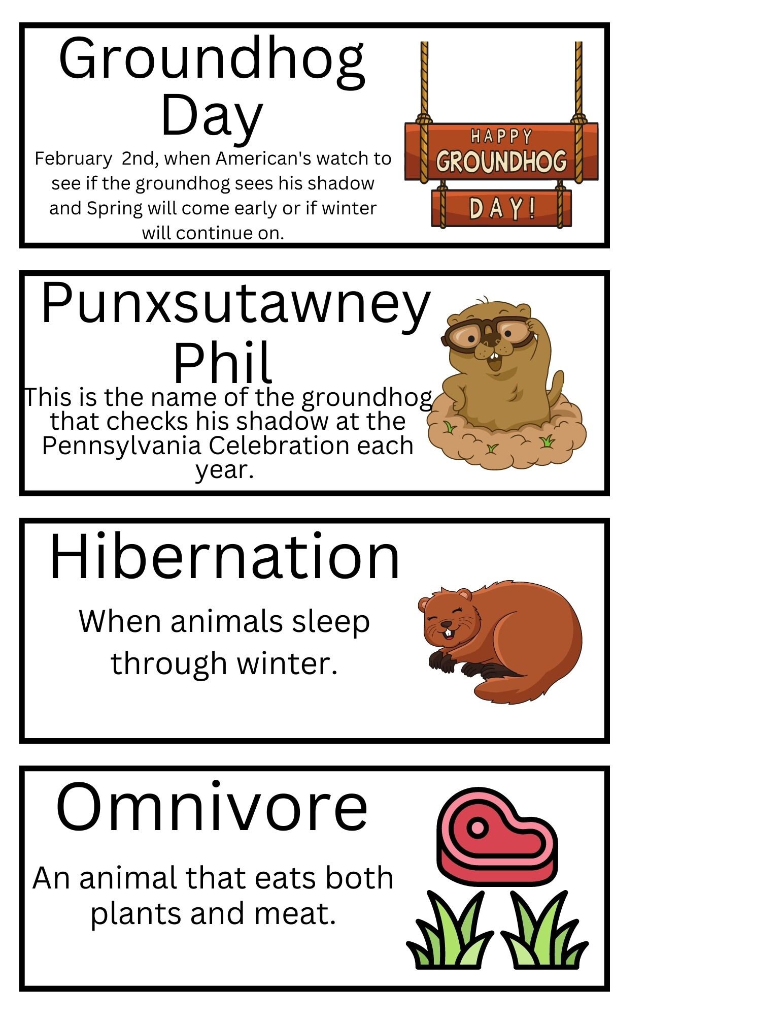 Groundhog Day Activity Bundle for Kids: Homeschool, Pre-k, Kindergarten ...