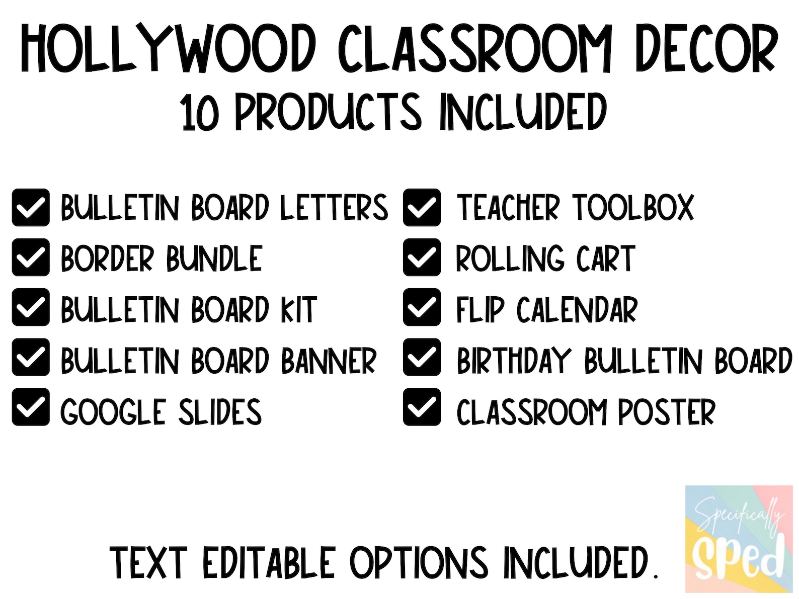 Hollywood Bulletin Board Bundle | Editable Classroom Decor | Movie ...