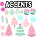Christmas Bulletin Board Kit: Retro Pastel Christmas Tree Door Decor ...