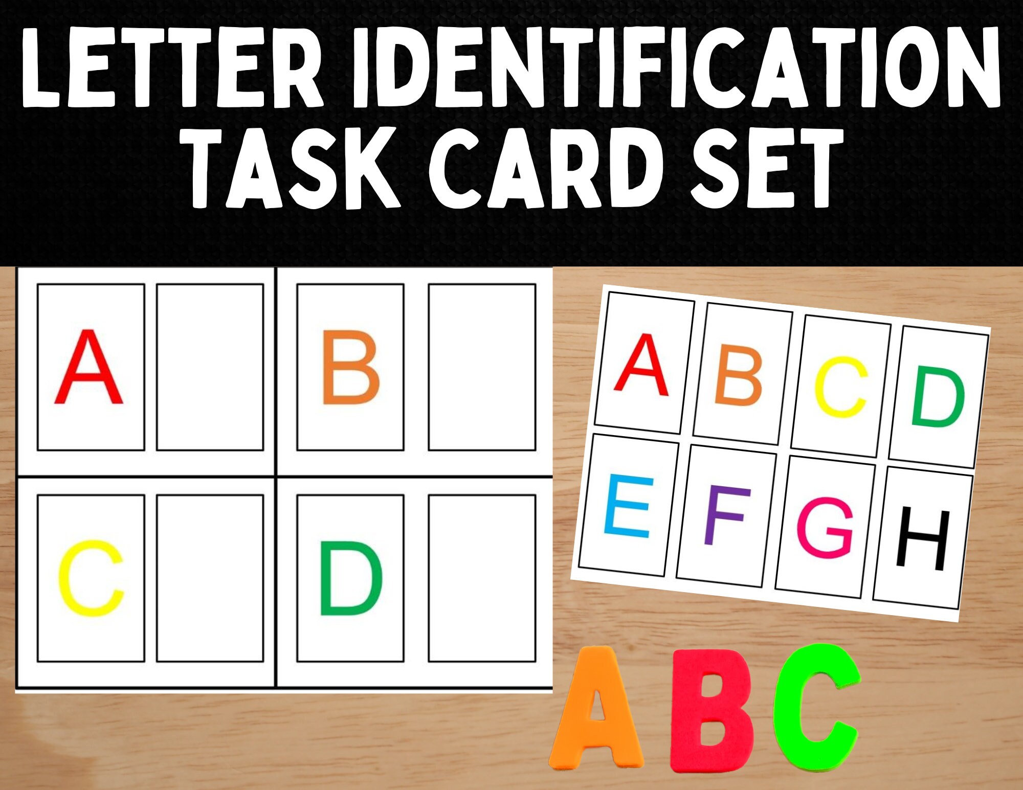 ABC Match Activity for Preschool Center L Kindergarten Center L ...