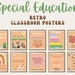 Special Education Classroom Poster Bundle L Boho Decor for Inclusive ...