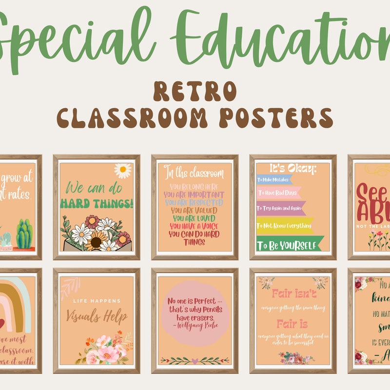 Inclusive Classroom Decor - Etsy