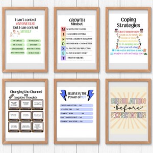 24 Calming Corner Classroom Retro Calm Down Printable Decor Wall Art ...