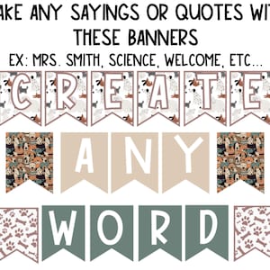 Dog Bulletin Board Bundle | Editable Classroom Decor | Printable Puppy ...