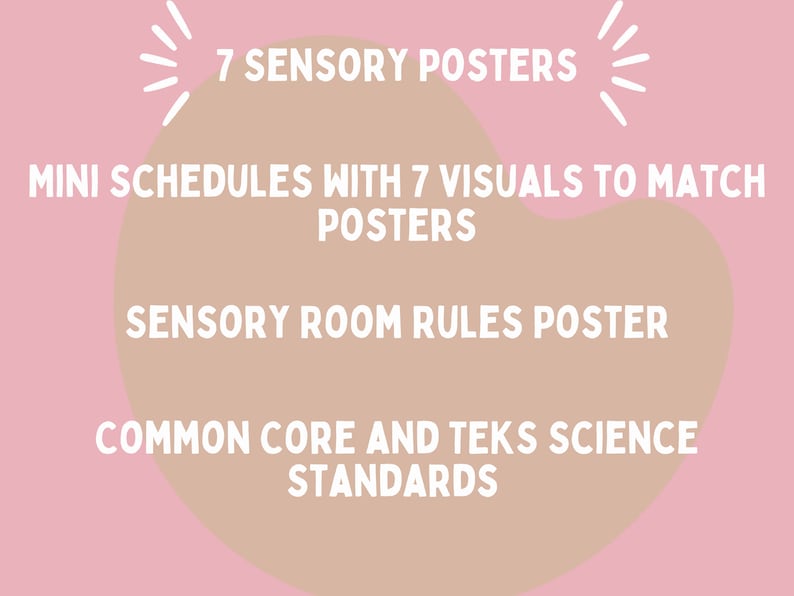 Sensory Room Bundle of Resources L Special Education Decor L OT Sensory ...