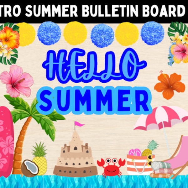 Beach Bulletin Board - Etsy