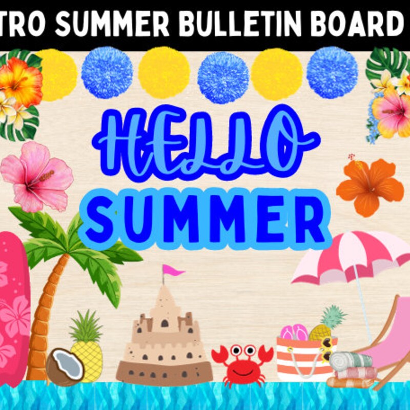 Beach Bulletin Board - Etsy