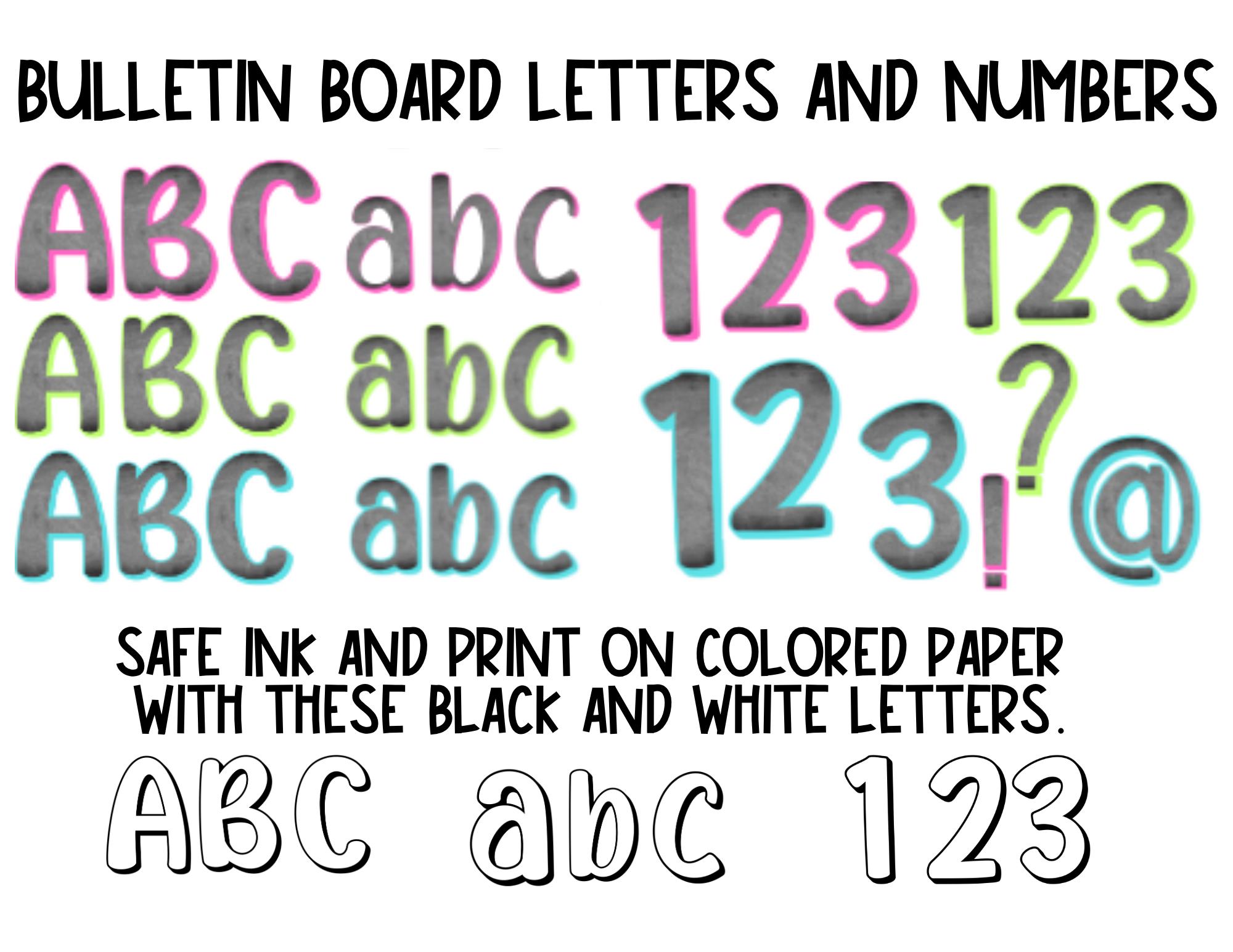 Chalkboard Bulletin Board Bundle | Editable Printable Classroom Decor ...