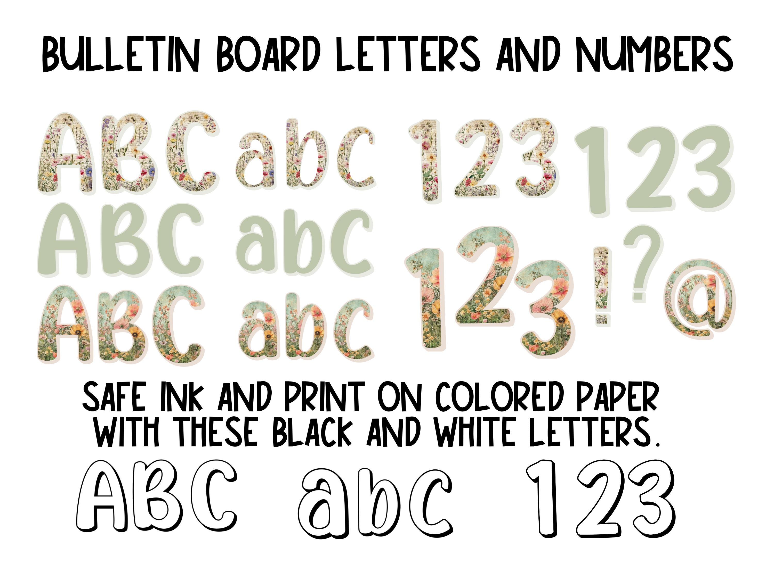 Wildflower Bulletin Board Bundle | Editable Classroom Decor | Floral ...