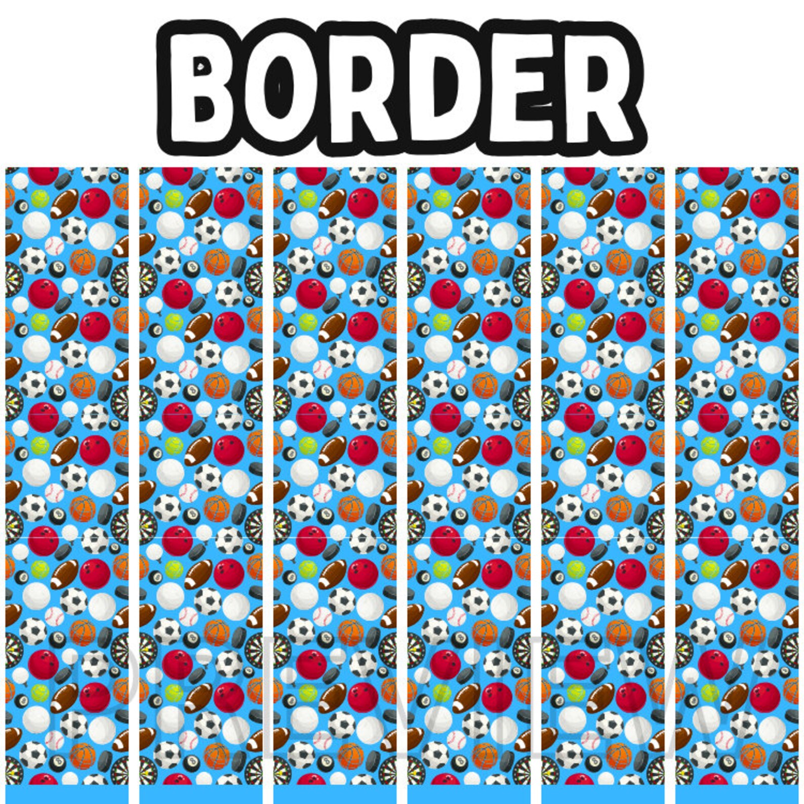 Physical Education Bulletin Board and Door Decor Kit - Sports Team ...