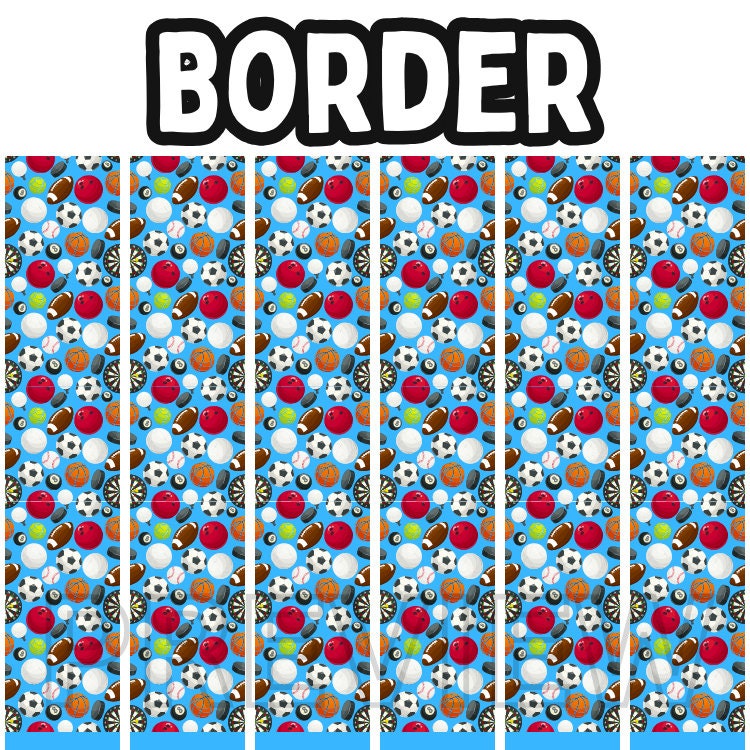 Physical Education Bulletin Board and Door Decor Kit - Sports Team ...