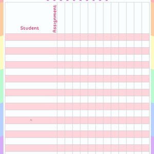 Rainbow Teacher Printable Planner 2023-2024 Academic Planner, Instant ...