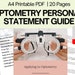 Optometry Personal Statement Guide | Instant Digital Download - Etsy