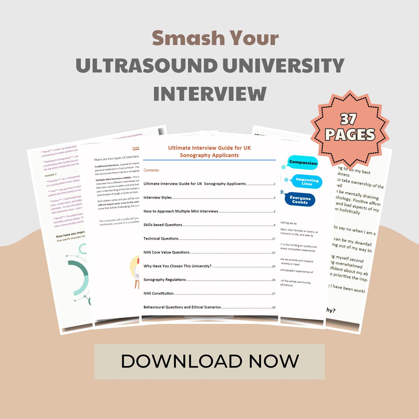 Ultrasound University Interview Guide | U.K | Digital Download - Etsy