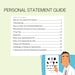 Optometry Personal Statement Guide Instant Digital Download - Etsy