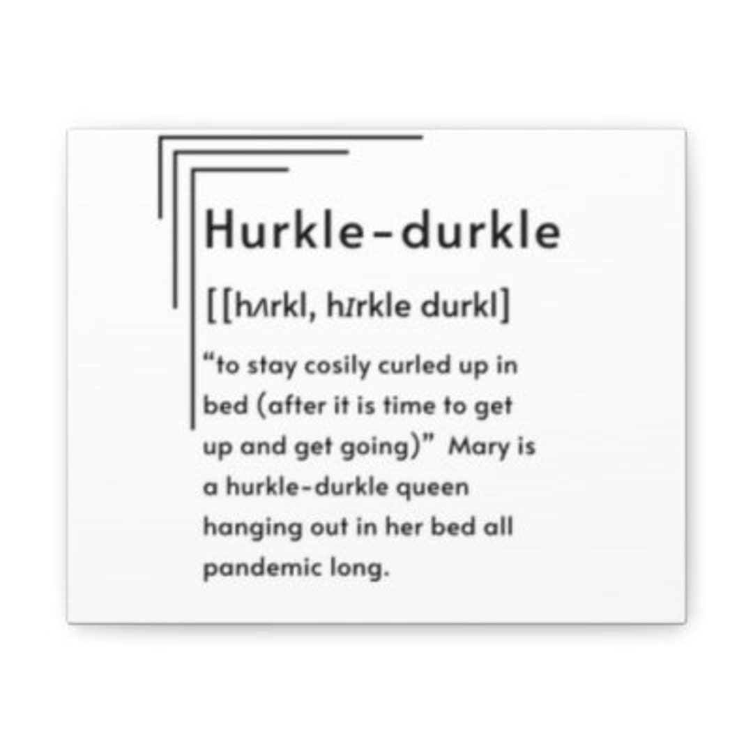 Hurkle Durkle Canvas Gallery Wraps - Etsy