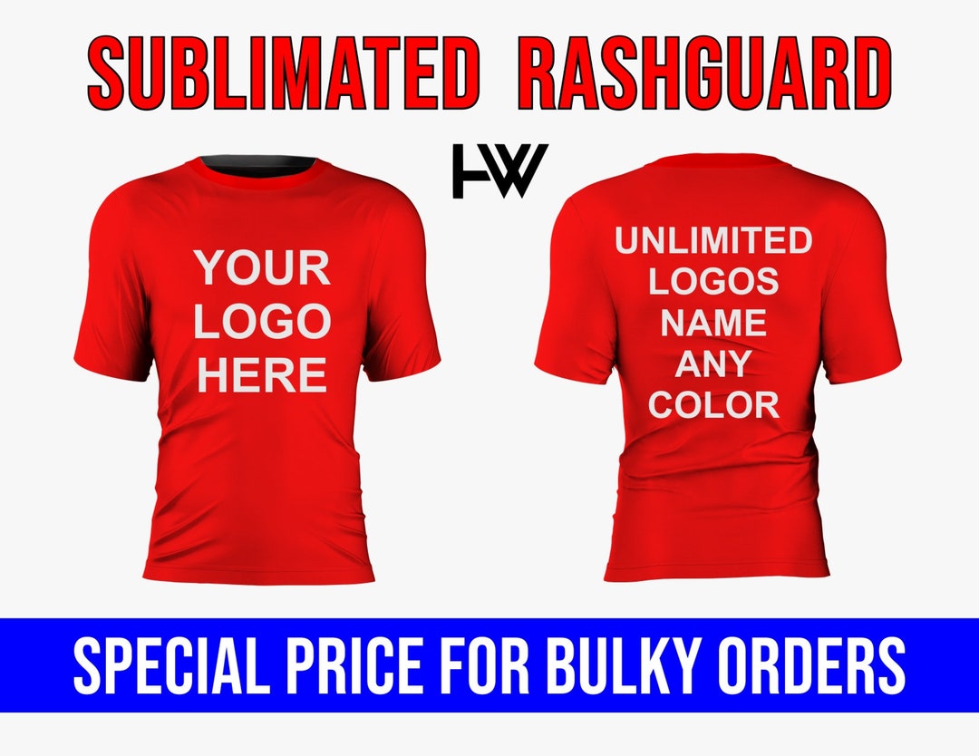 Custom Rashguard Fully Sublimated Bjj Rashguard Fully - Etsy