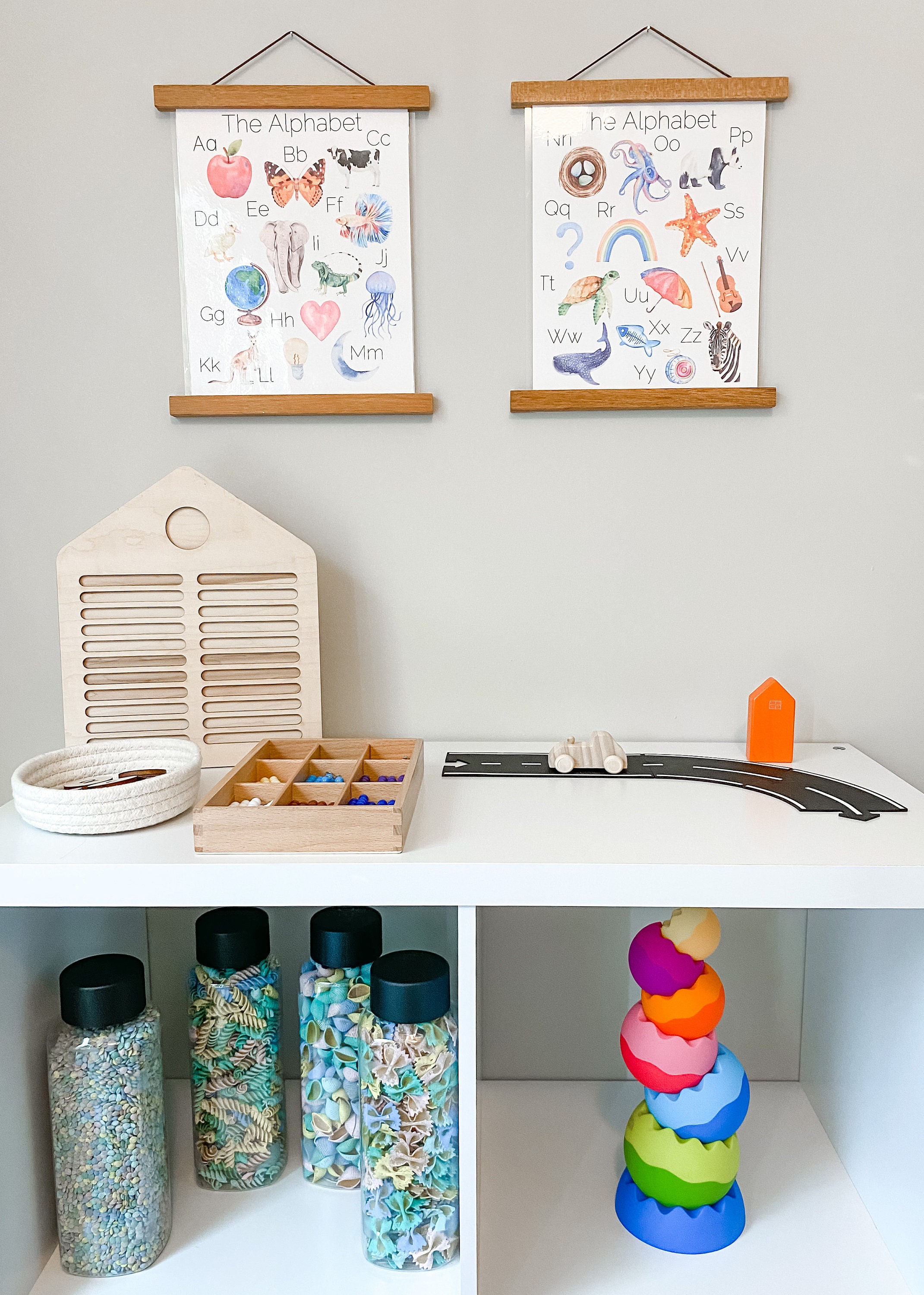 Watercolor Alphabet Posters - Montessori Inspired - Etsy