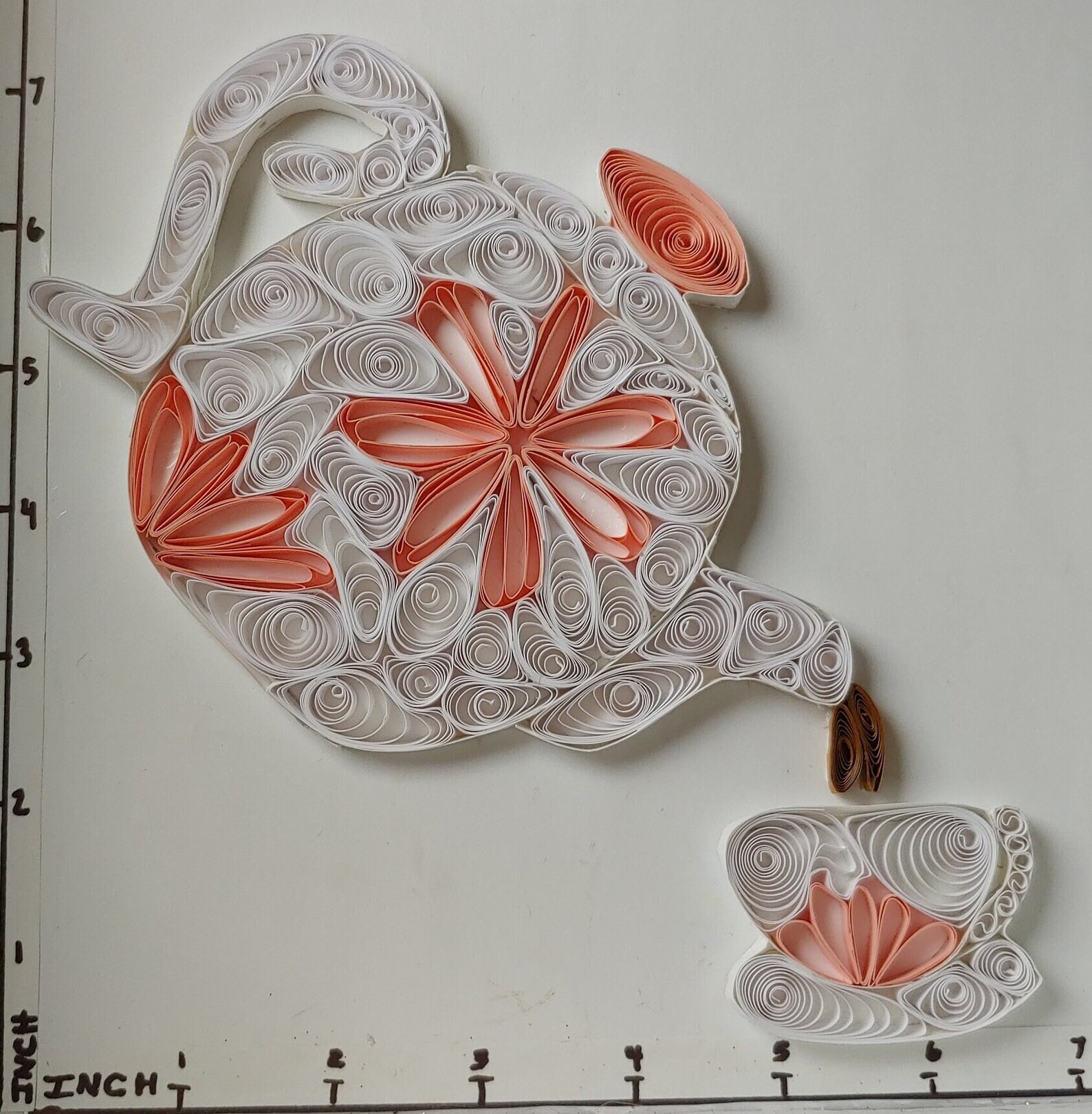 Quilling, Wall Art, Paper Art, Oragami, Scarpbooking, Coffee / Tea Pot ...