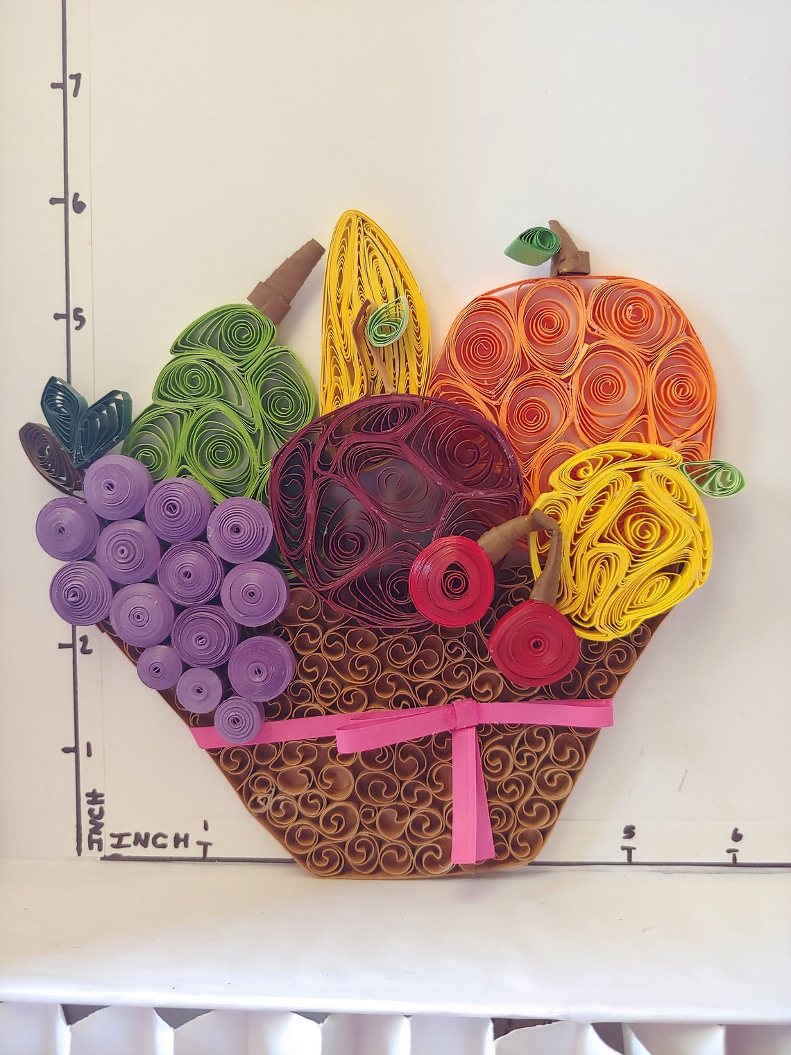 Decorative Fruit Basket Quilling, Paper Art - Etsy