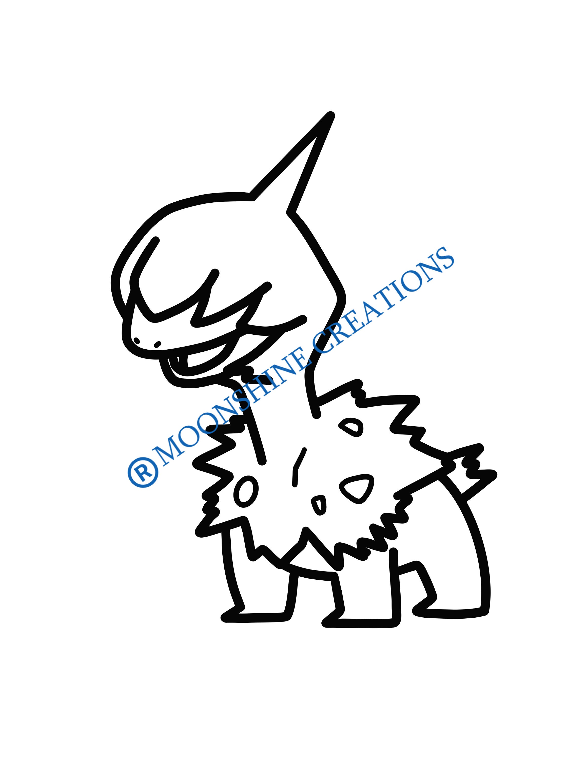 Deino Pokemon Coloring Pages