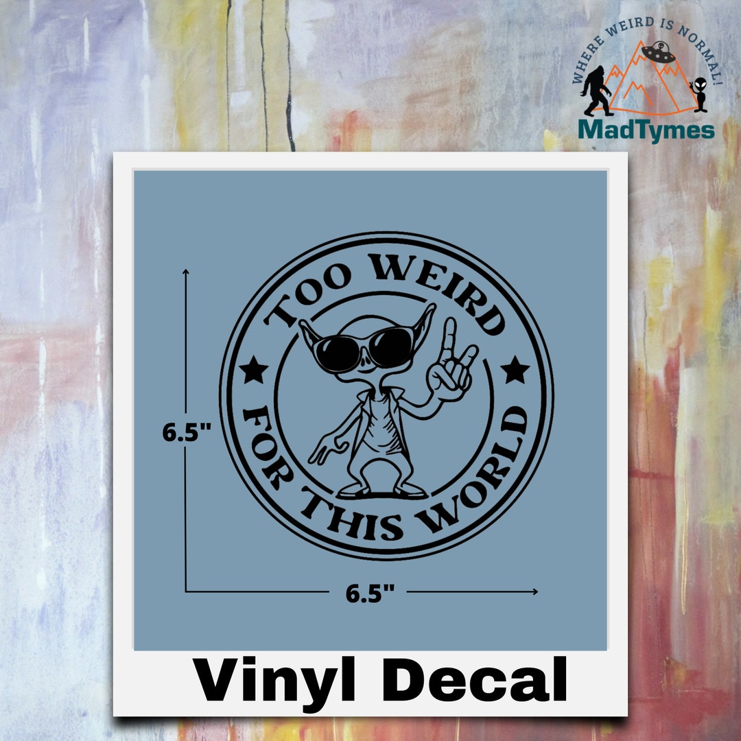 Alien Decals 2 Cute Alien Designs for Alien Enthusiasts Alien Hunters ...