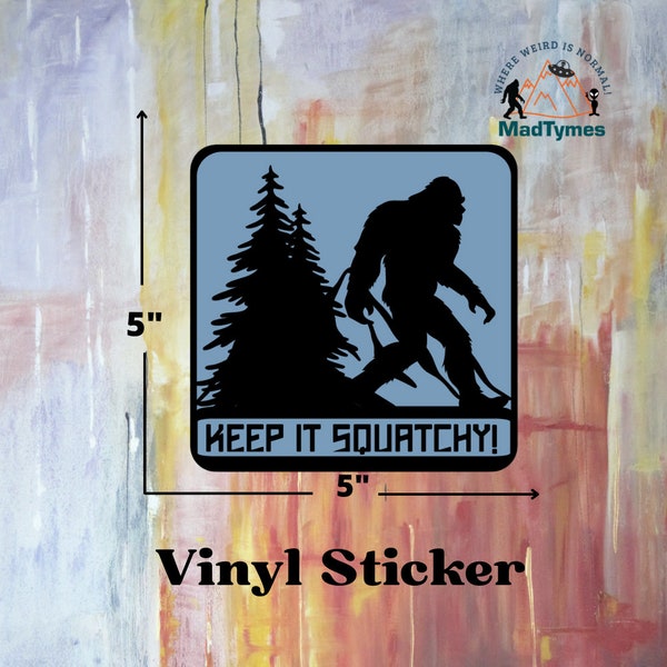 Badlands Sasquatch Sticker - Etsy