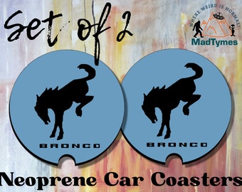Ford Bronco Cup Coasters - Etsy
