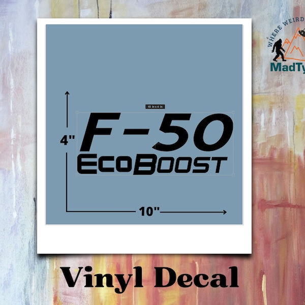 Ecoboost Decal - Etsy