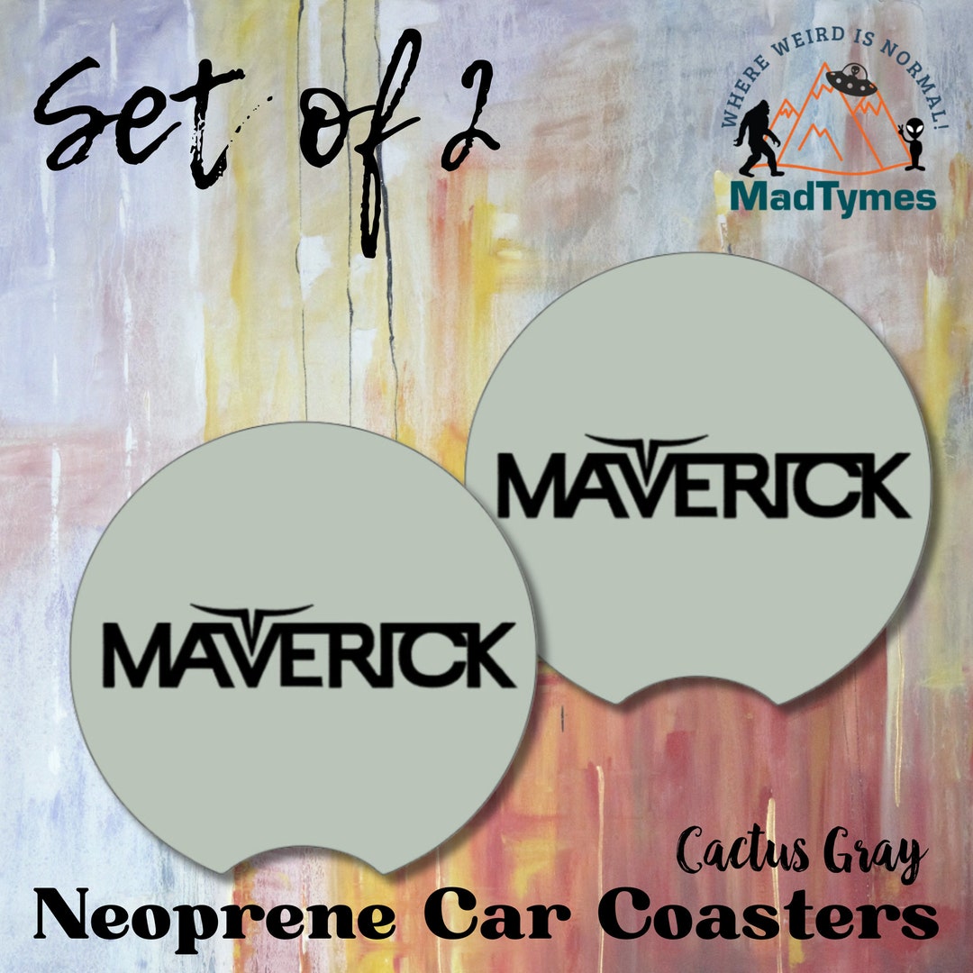 Maverick CAR Cup Holder Coasters Car Coasters Set of 2 Ford Maverick ...