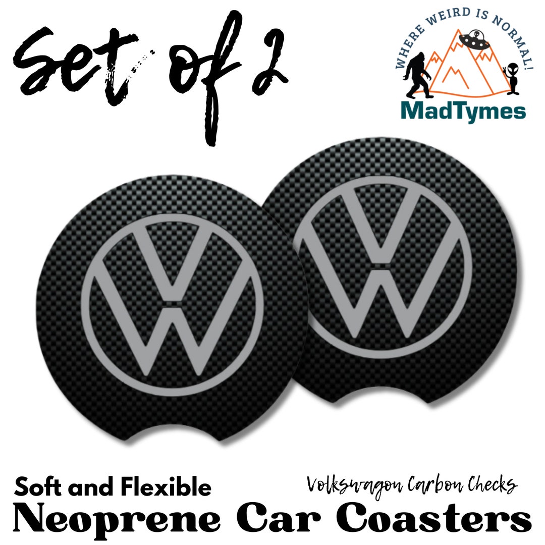 Volkswagen Car Coasters Set of 2 VW Jetta Tiguan Atlas Taos ID.4 VW Car ...