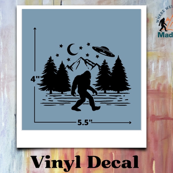 Bronco Sasquatch Decal - Etsy