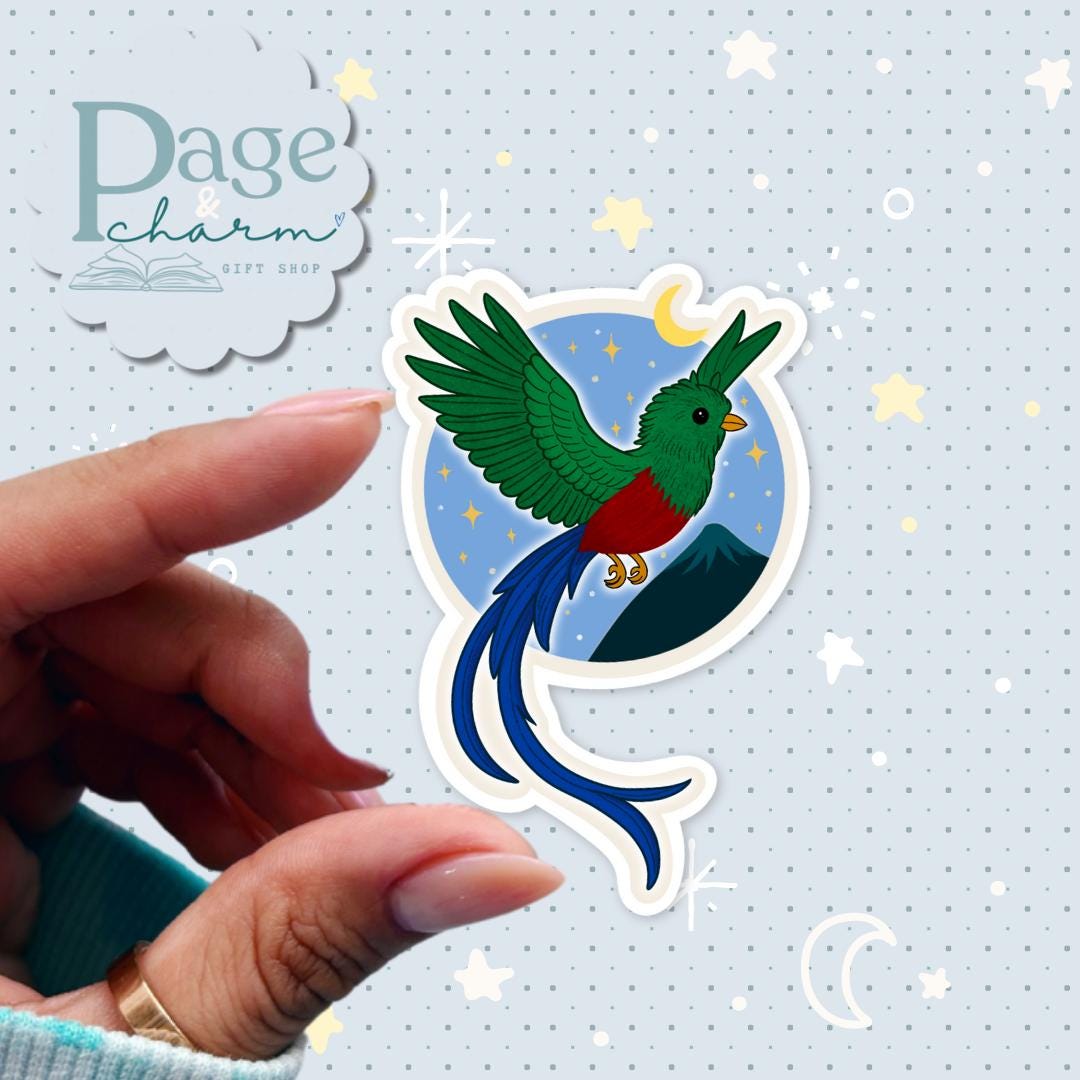 Quetzal Sticker, Guatemala Stickers Water Bottle, Guatemalan Sticker ...