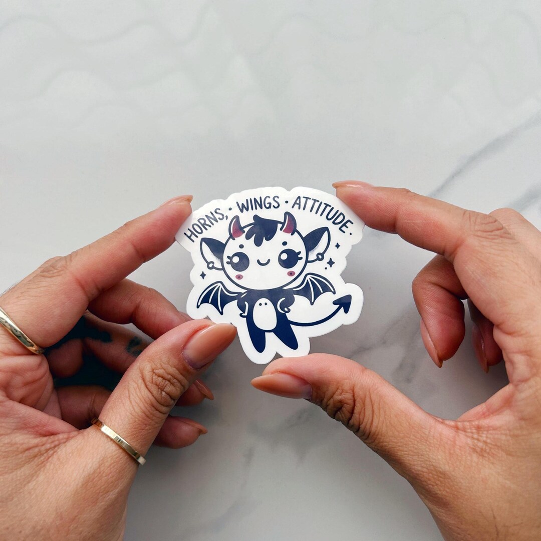 Cute Jersey Devil Sticker for Book, the Jersey Devil Sticker for ...