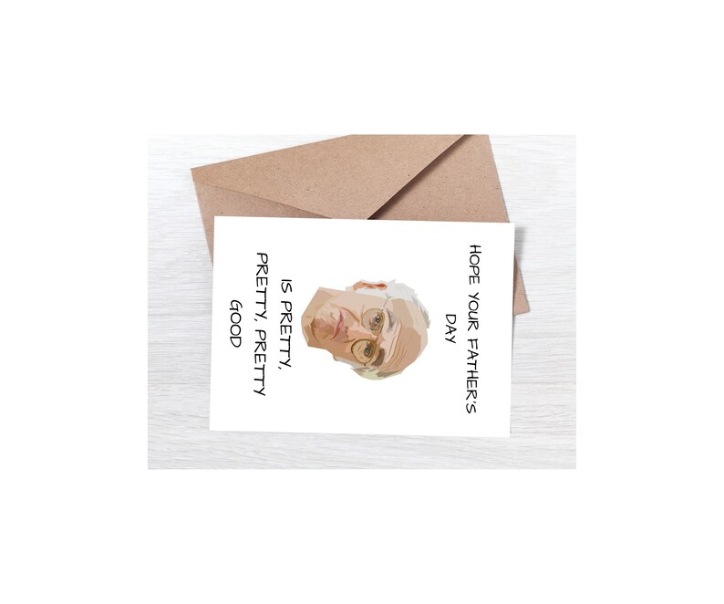 Funny Larry Inspired Father's Day Card Tv Show Greeting - Etsy