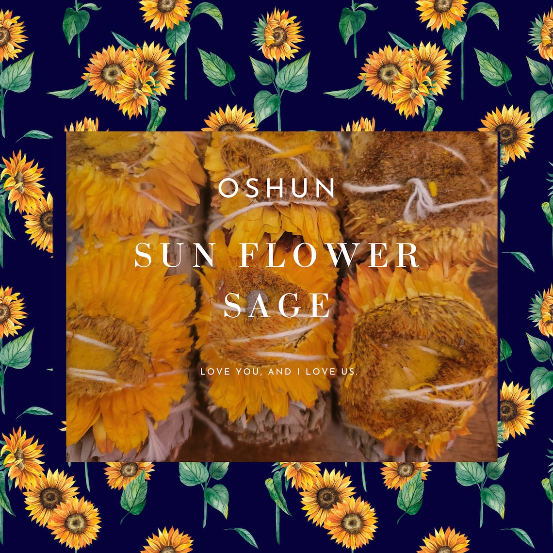 Oshun Loa Sunflower Sage Bundle - Etsy