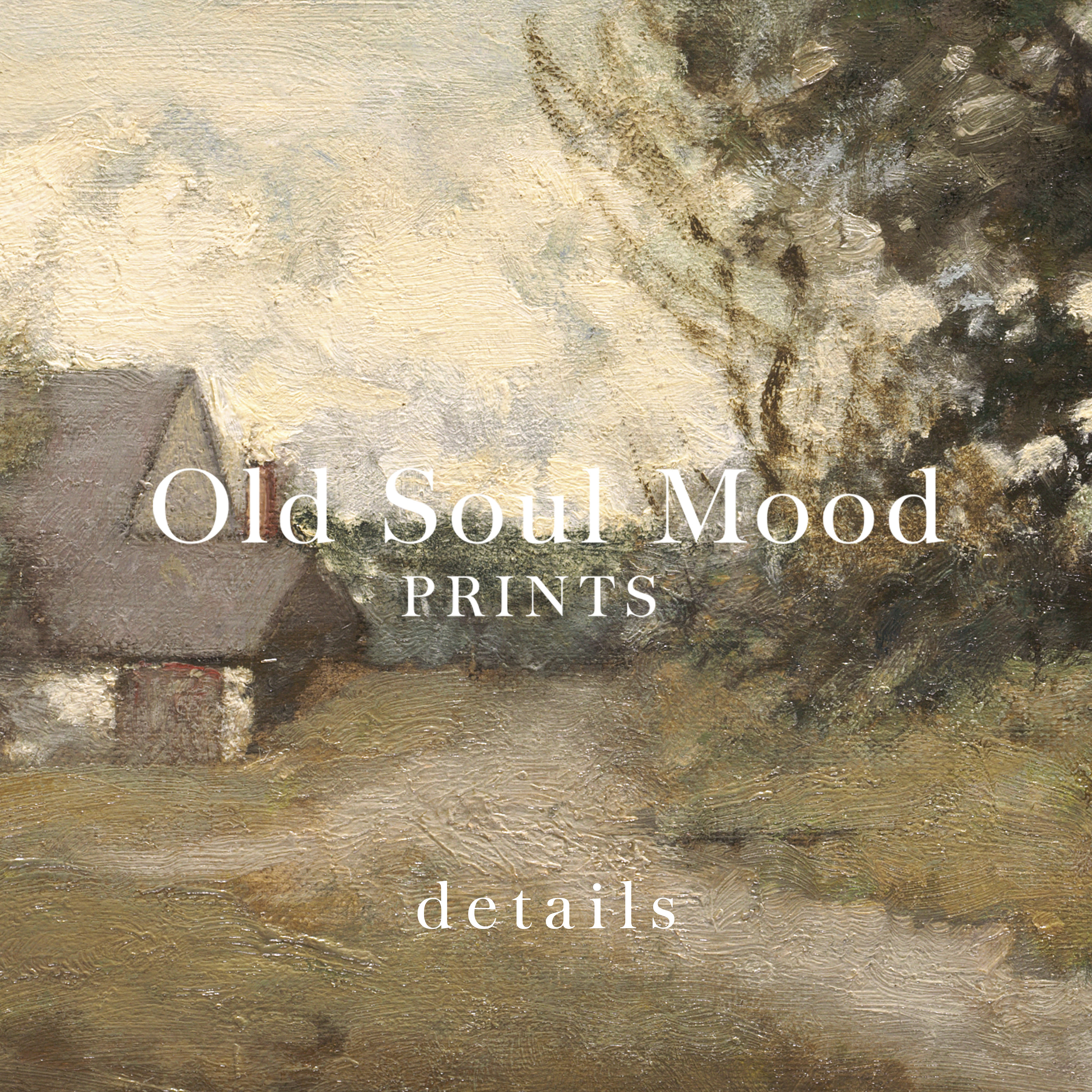 French Country Landscape Oil Painting, Long Landscape Painting ...