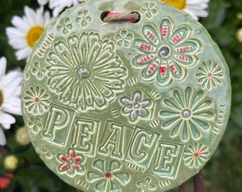 Tile Peace Sign - Etsy