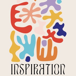 INSPIRATION Henri Matisse Exhibition Poster, Matisse Print, Vintage Art ...