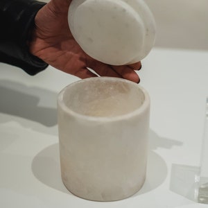Alabaster Storage Container - Etsy