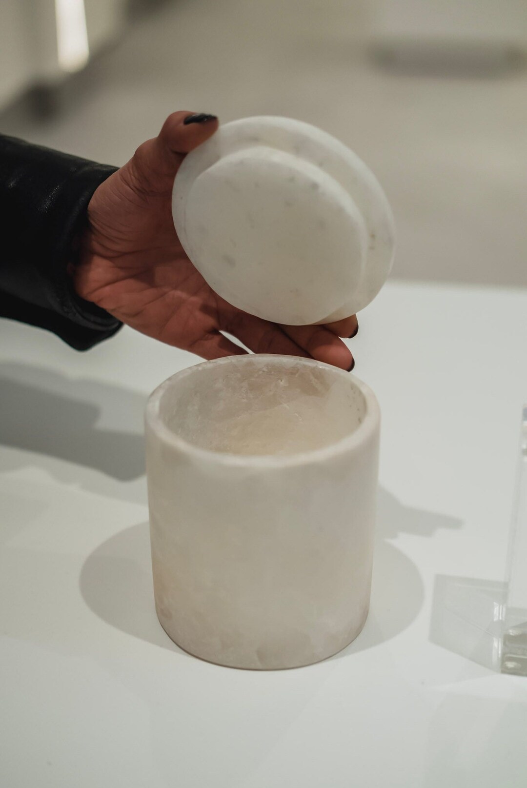 Alabaster Storage Container - Etsy