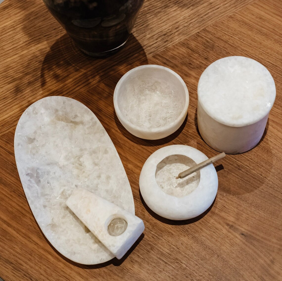 Alabaster Storage Container - Etsy