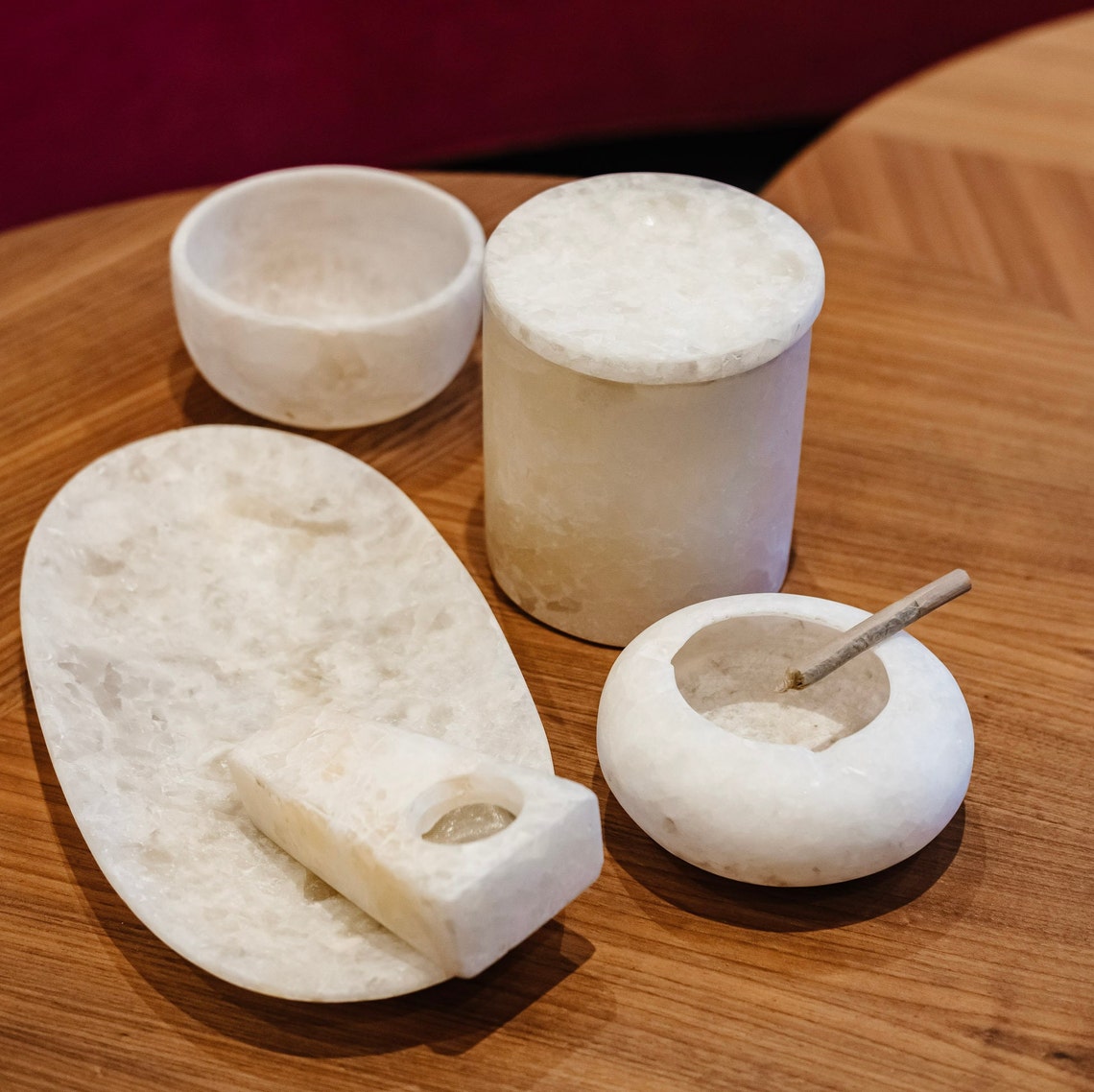 Alabaster Storage Container - Etsy