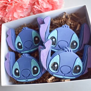 Disney Stitch Chocolate Oreos | Handcrafted Birthday Favors - Etsy