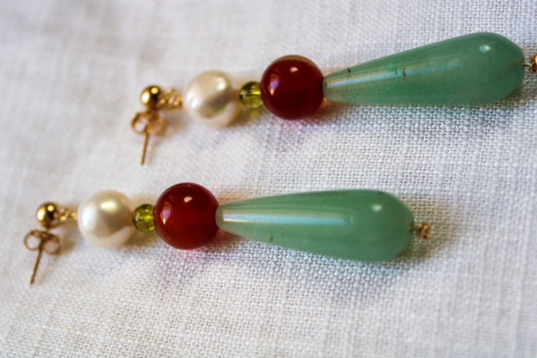 Carla Earrings 14k Gold Filled - Etsy