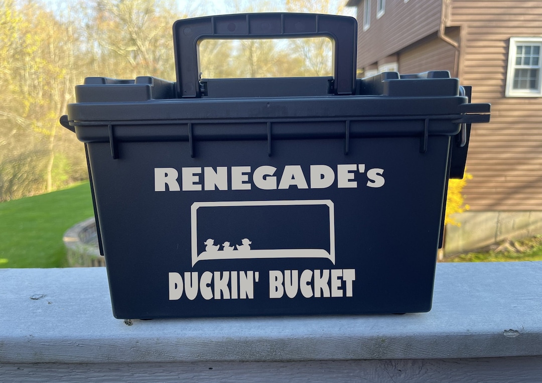 Duck Duck Holder, Black Personalized Rubber Duck Storage, Duck Carry ...