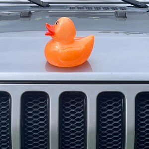 Extra Large 6 Inch Glitter Rubber Duck Cruise Ducking Orange - Etsy