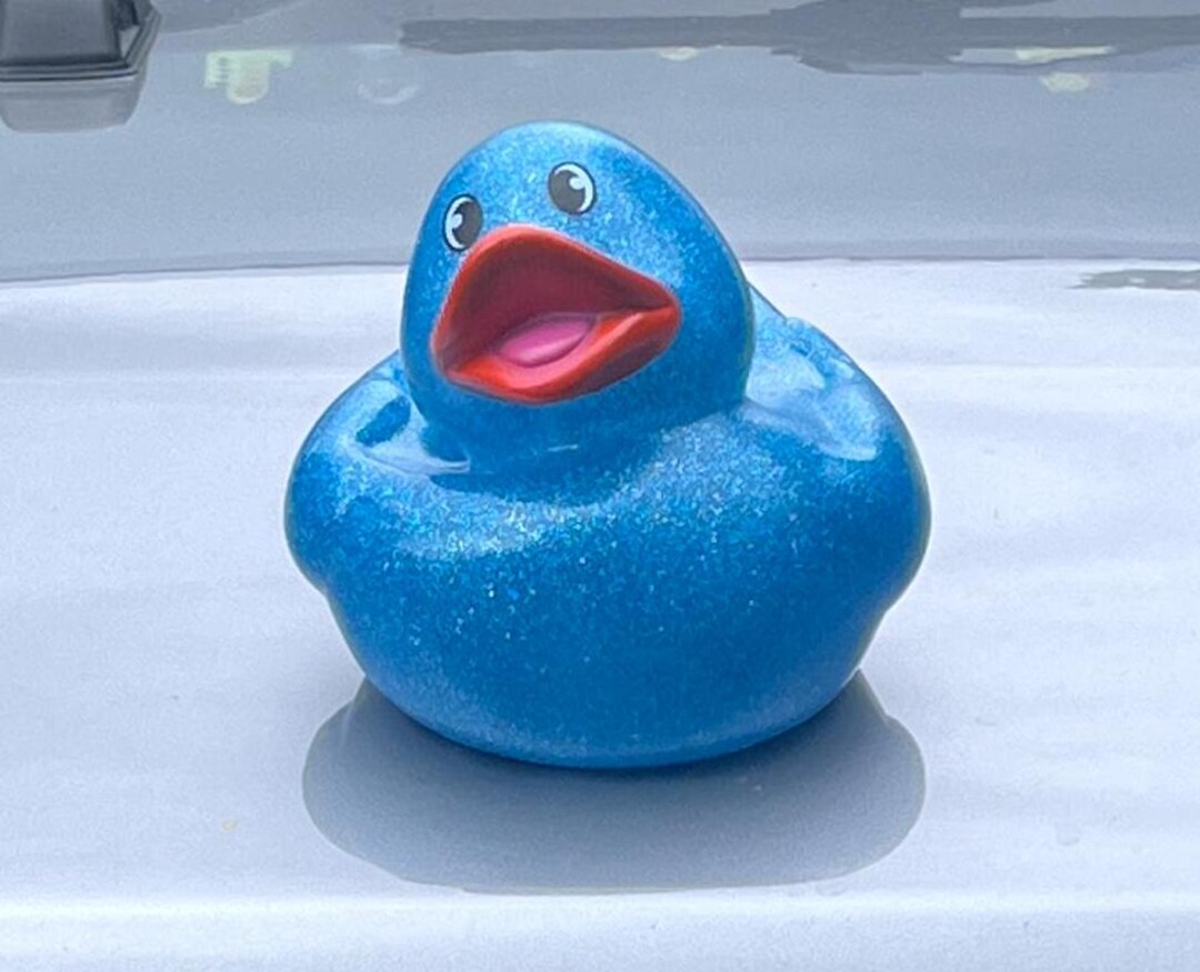 Extra Large 6 Inch Glitter Rubber Duck Cruise Ducking Blue - Etsy