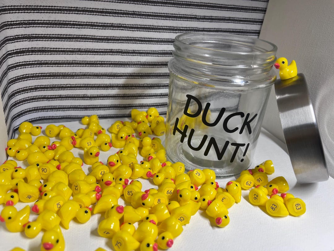 Hide a Duck - Scavenger Hunt Prank Joke - 100 Tiny Ducks - Game - Etsy